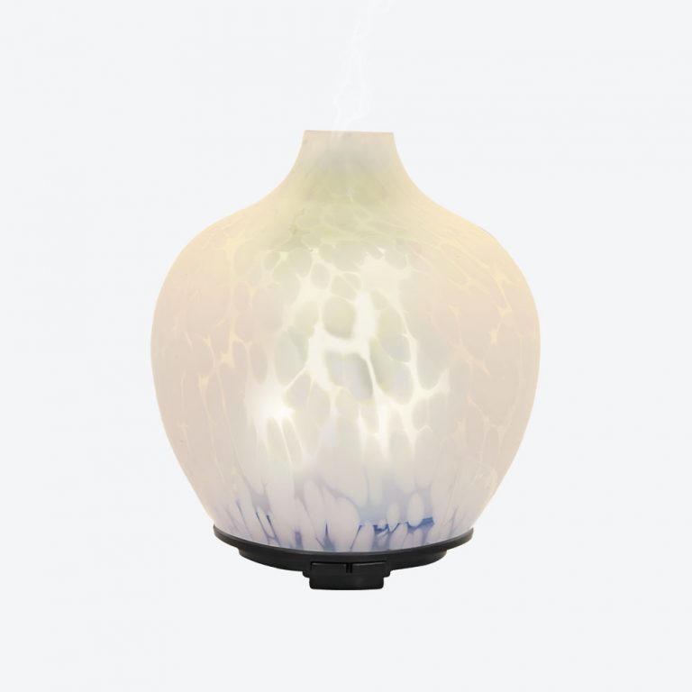Art Glass Diffuser White Glass T Zone Health